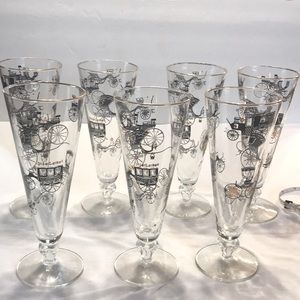 Libbey | Dining | Vintage 96s Libbey Stemmed Pilsner Glassware Designed ...